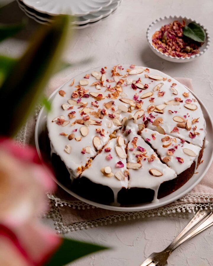 Honey Rose Cake - Fanciful Eats