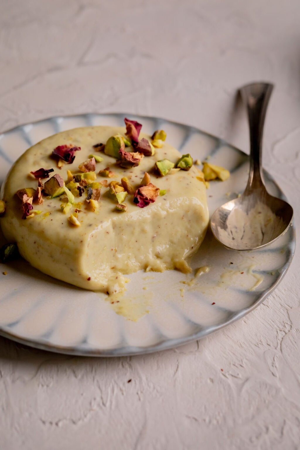 Pistachio Panna Cotta - Fanciful Eats