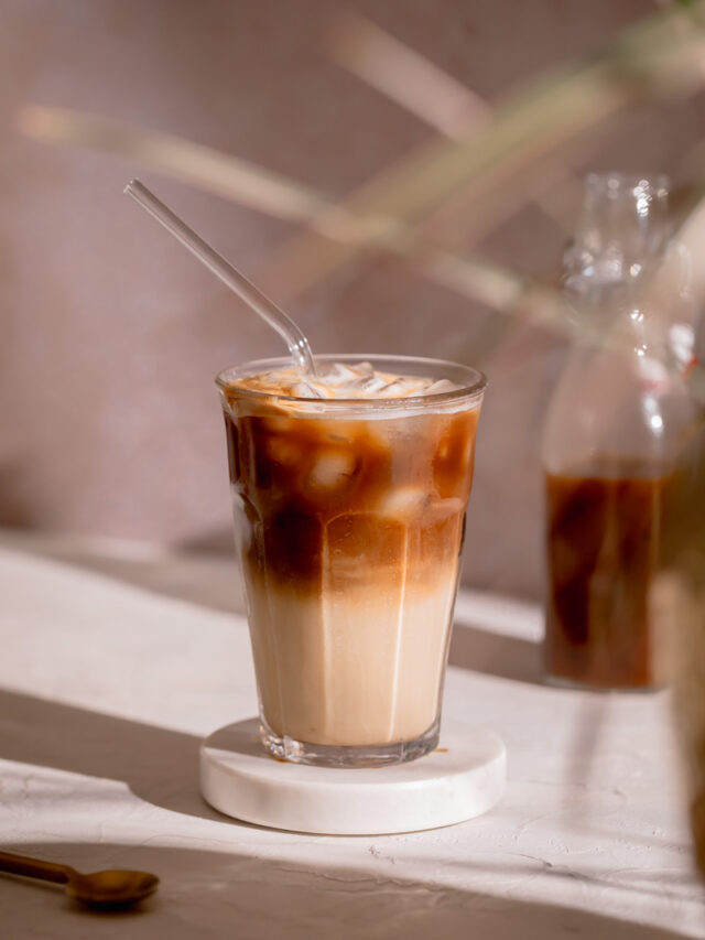 Iced Spanish Latte - Fanciful Eats