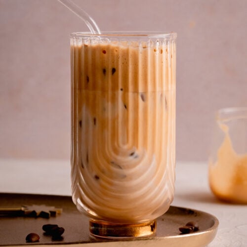 Iced Spanish Latte - Fanciful Eats