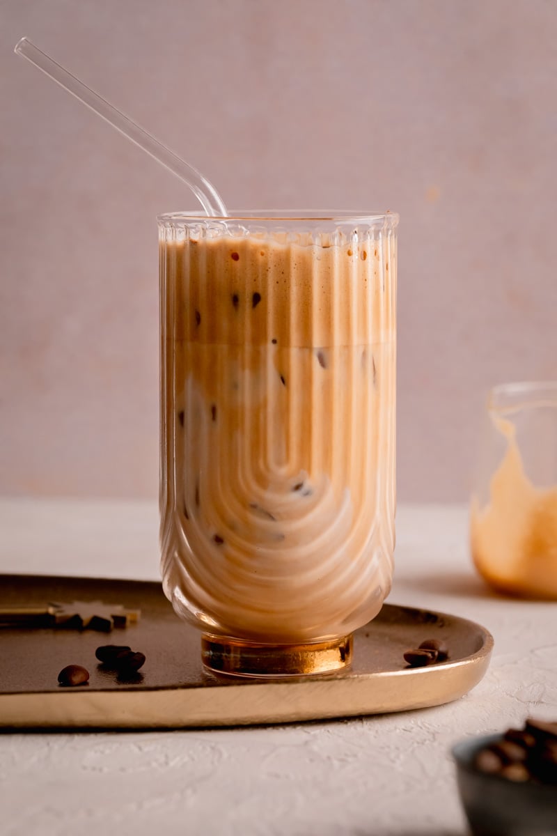 Iced Spanish Latte - Fanciful Eats