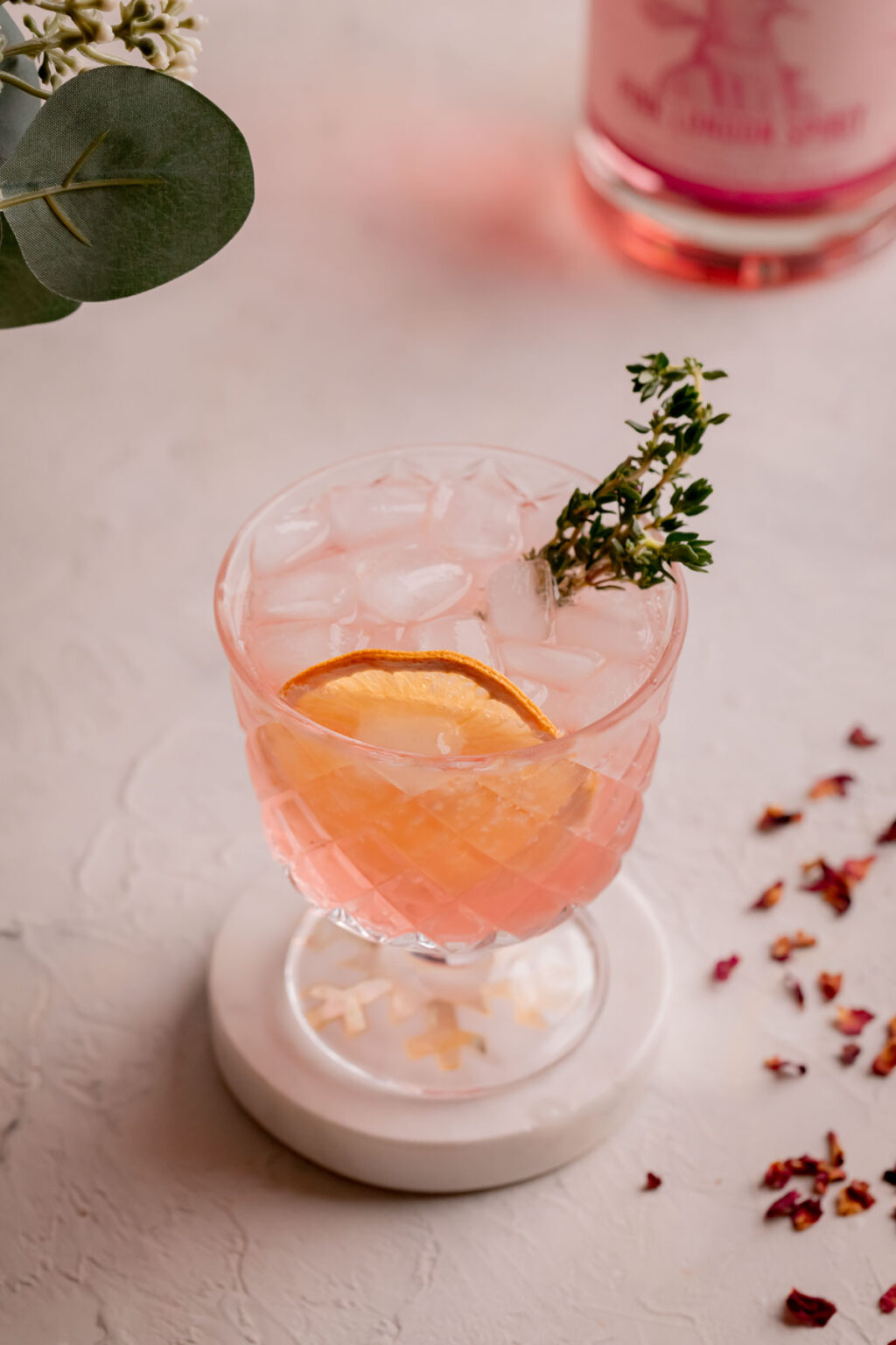 Rose Garden Cocktail (Non-Alcoholic) - Fanciful Eats