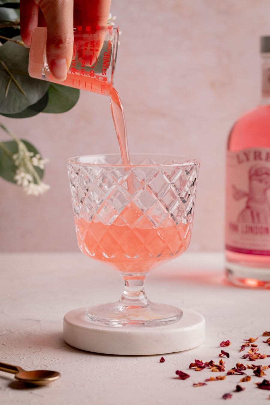 Rose Garden Cocktail (Non-Alcoholic) - Fanciful Eats