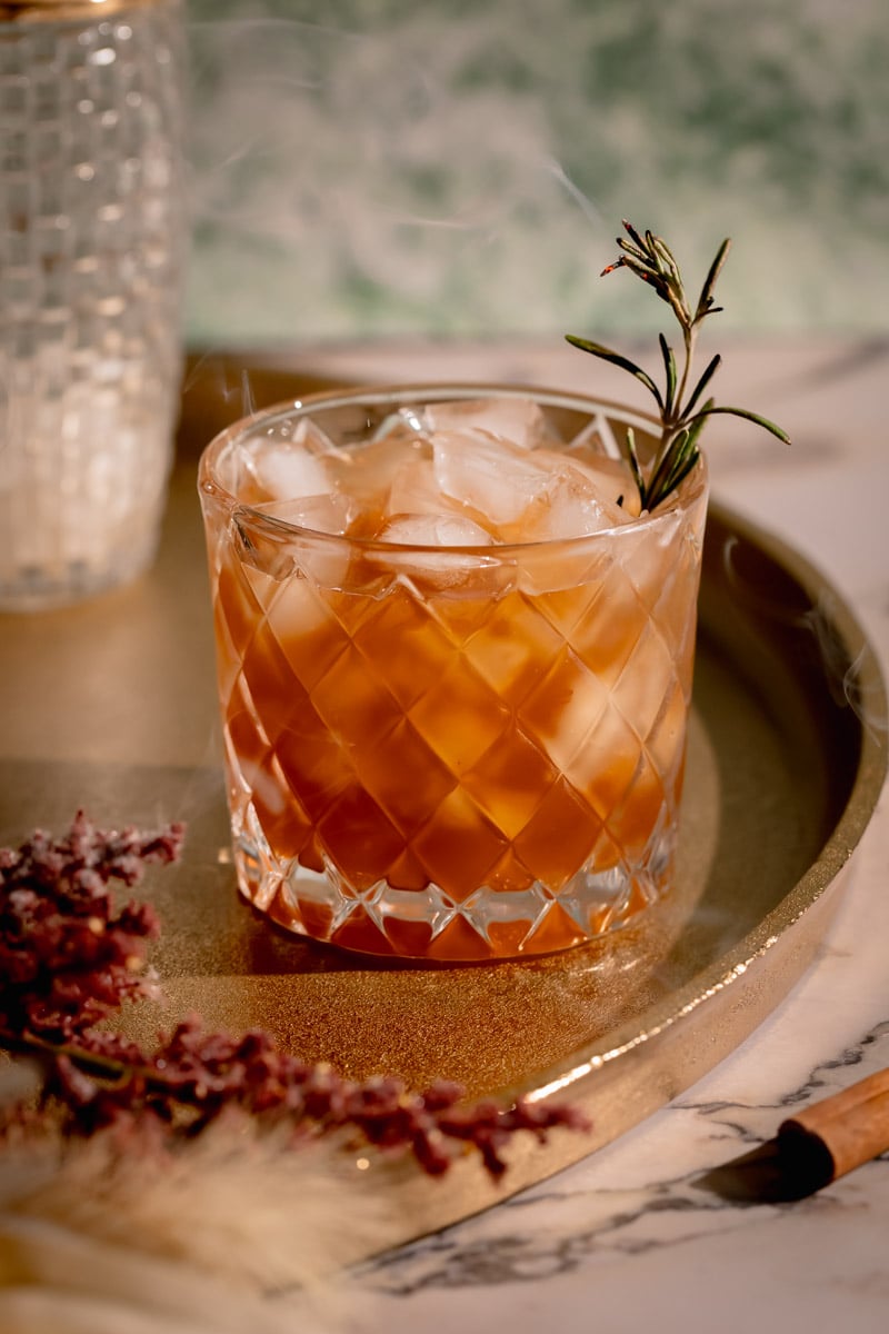 Fireside Cocktail (Non-Alcoholic) - Fanciful Eats
