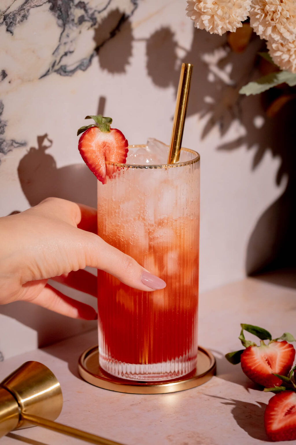 Spring Fever Cocktail (Non-Alcoholic) - Fanciful Eats